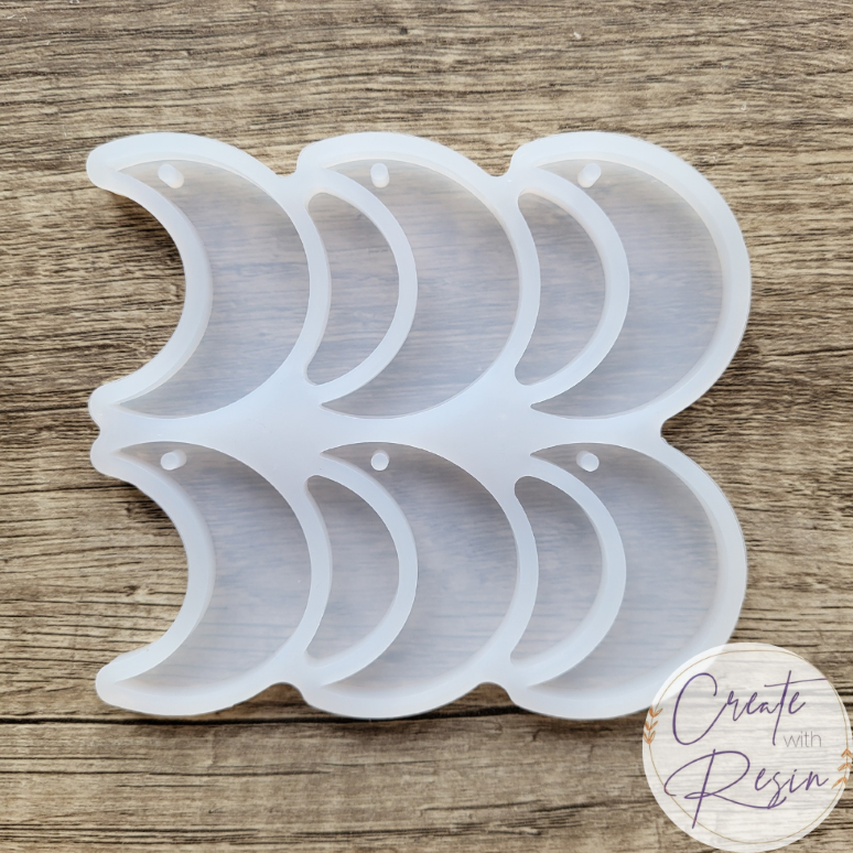Crescent Moon Mould - Create Resin Craft Supplies