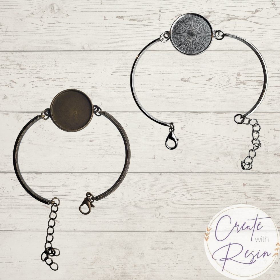 Stainless Steel Bracelet Blank - Create Resin Craft Supplies